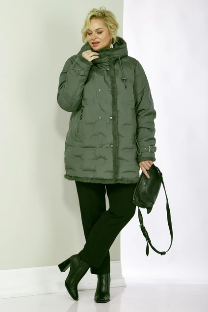 Куртка 2133 олива Shetti купить в интернет магазине Велесмода